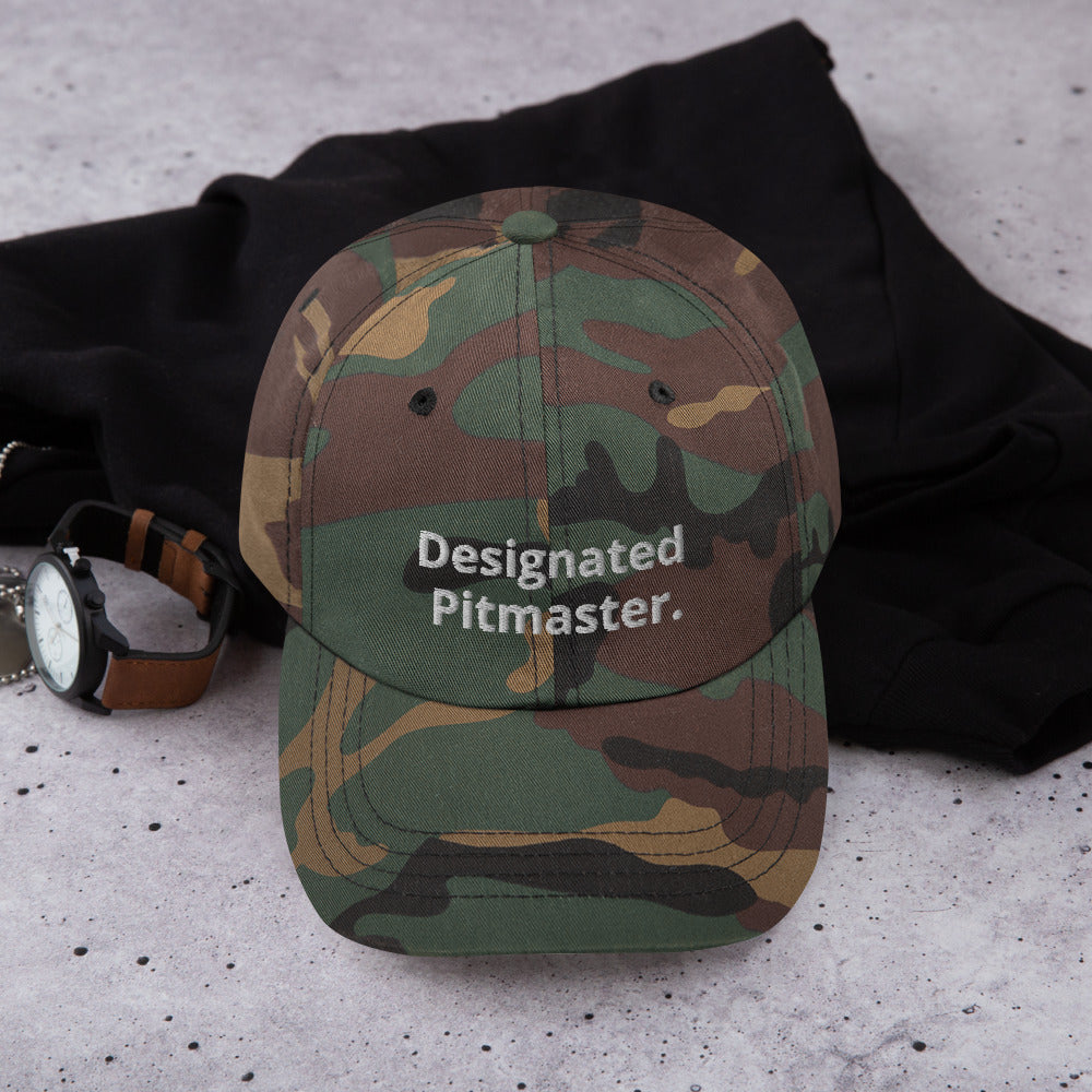 "Designated Pitmaster" Embroidered Hat – Perfect Barbecue Method